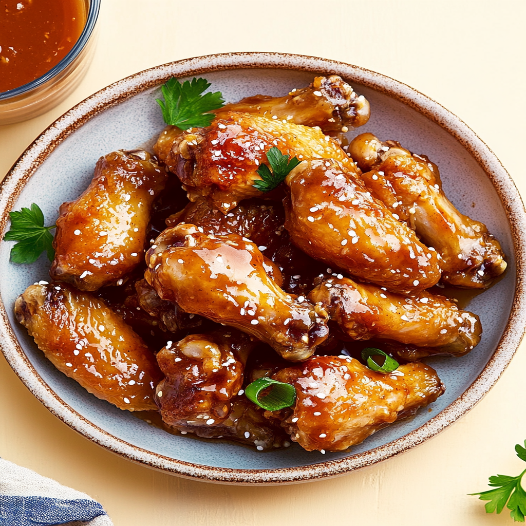 Honey Garlic Chicken Wings