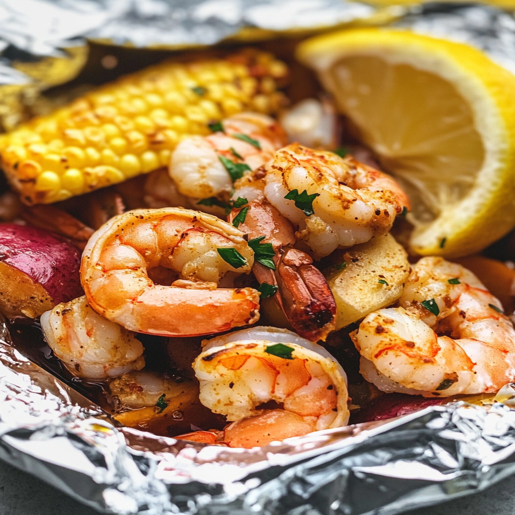 Shrimp Boil Foil Packs