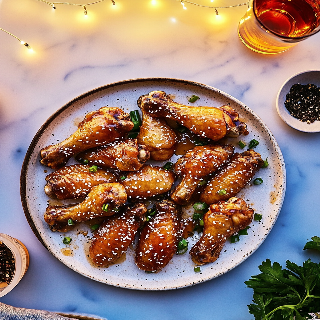 Honey Garlic Chicken Wings