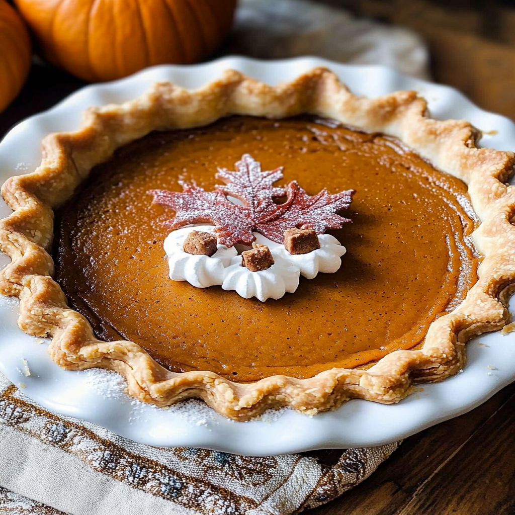 Easy Homemade Pumpkin Pie Recipe