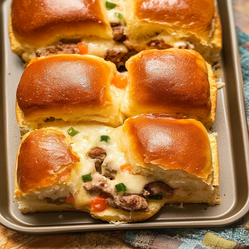 Philly Cheesecake Sliders