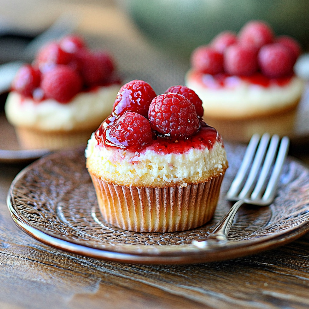 Raspberry Cheesecake Cupcakes