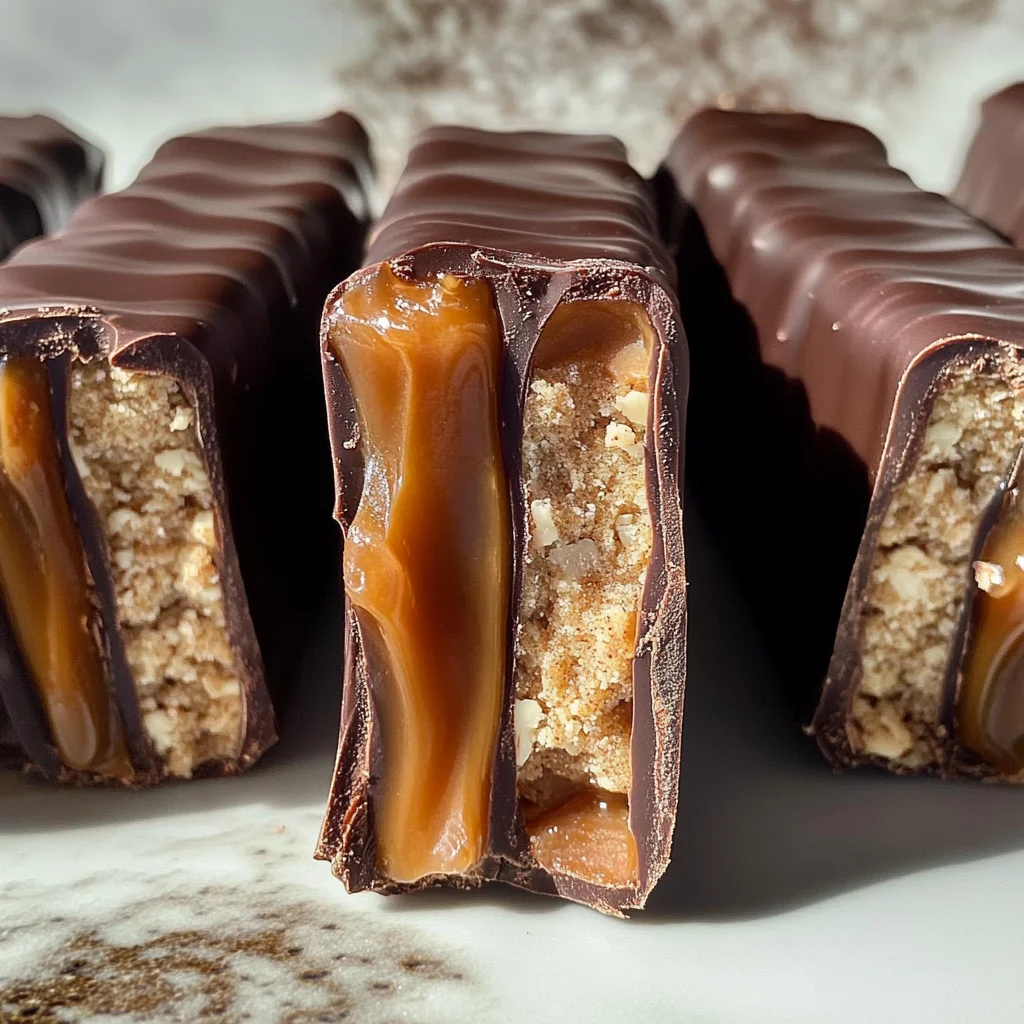 Healthy Twix Bars (Gluten-free) Homemade Recipe