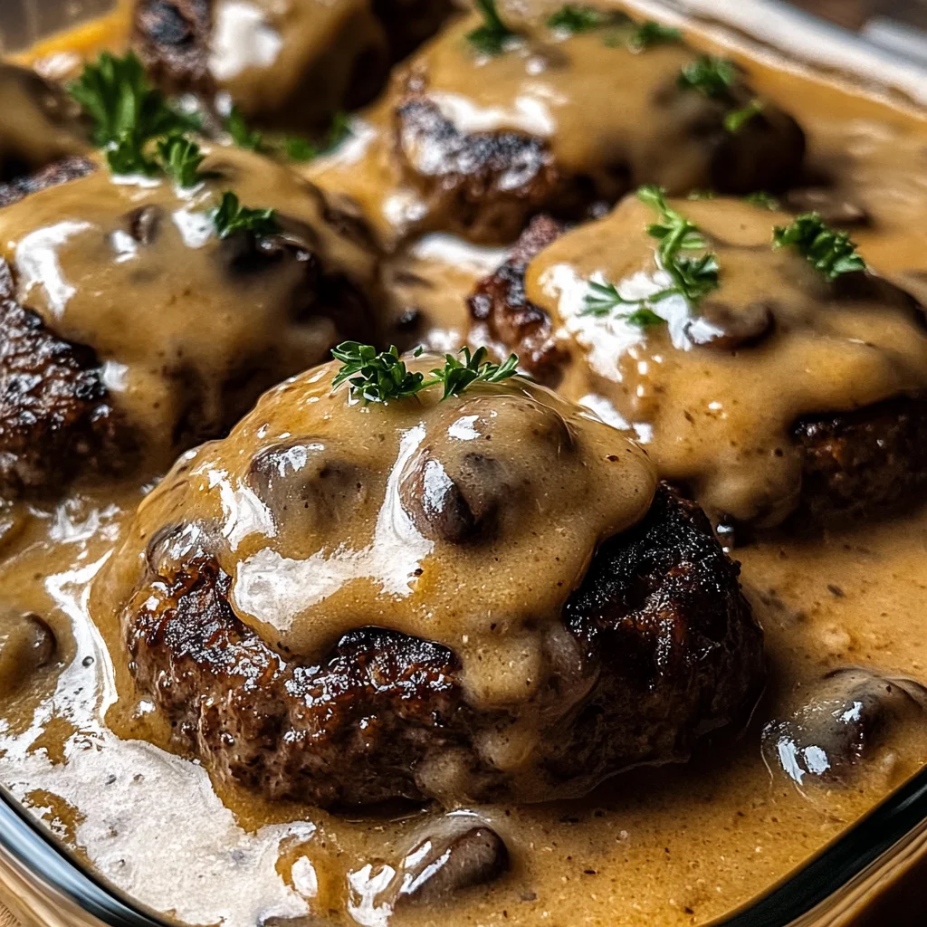 Amish Hamburger Steak Bake