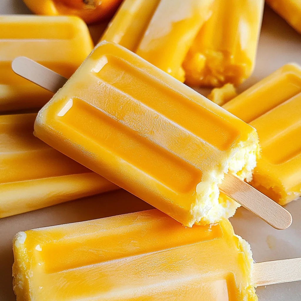 Mango Popsicles