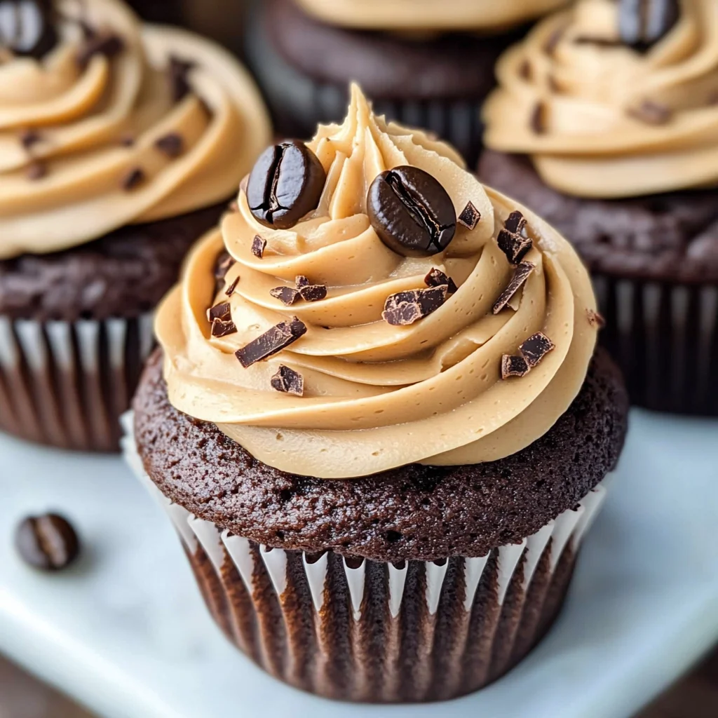 Mocha Cupcakes with Coffee Frosting