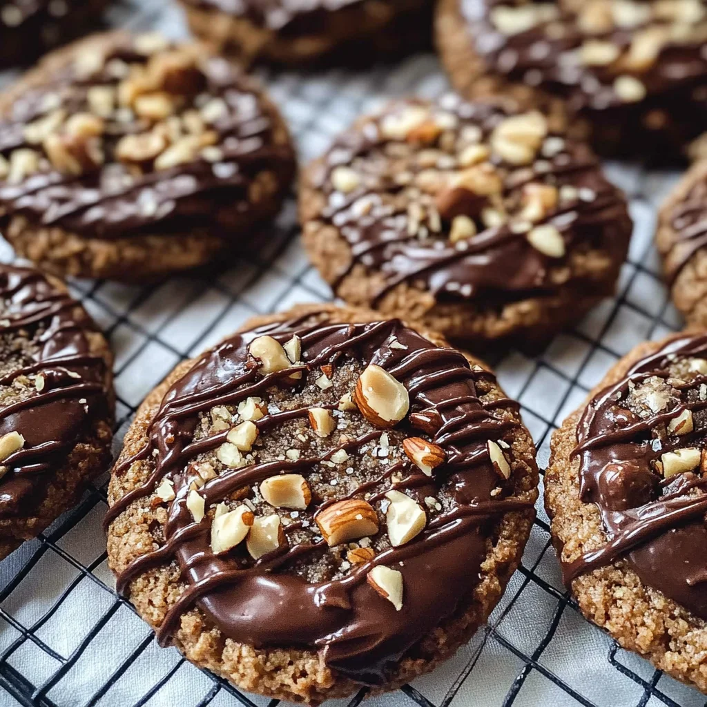 Chocolate Hazelnut Crunch Cookies
