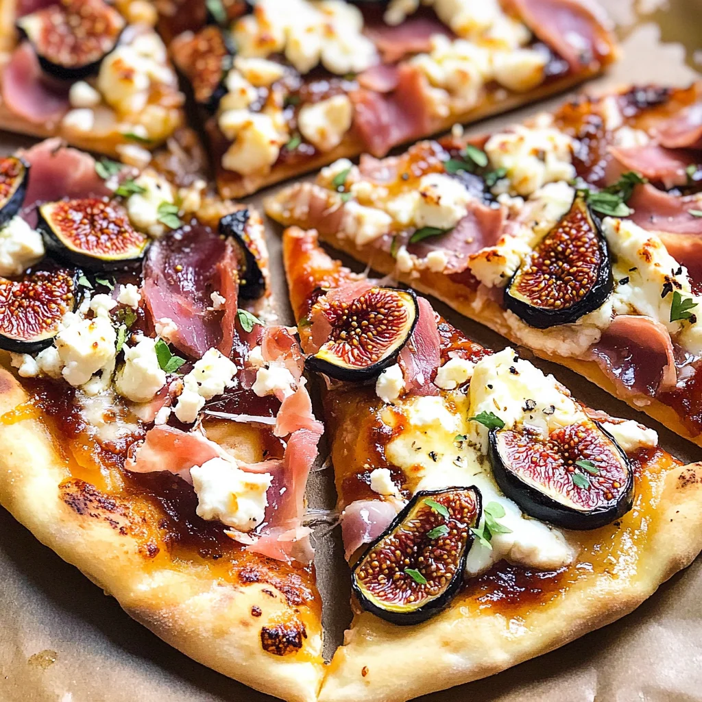 Easy 20-Minute Fig Jam Pizza with Goat Cheese and Prosciutto