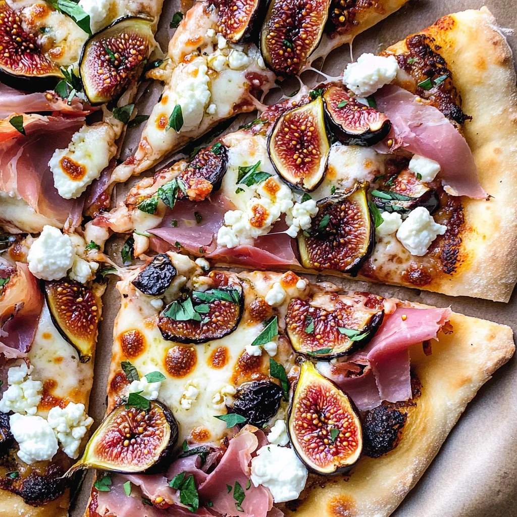 Easy 20-Minute Fig Jam Pizza with Goat Cheese and Prosciutto