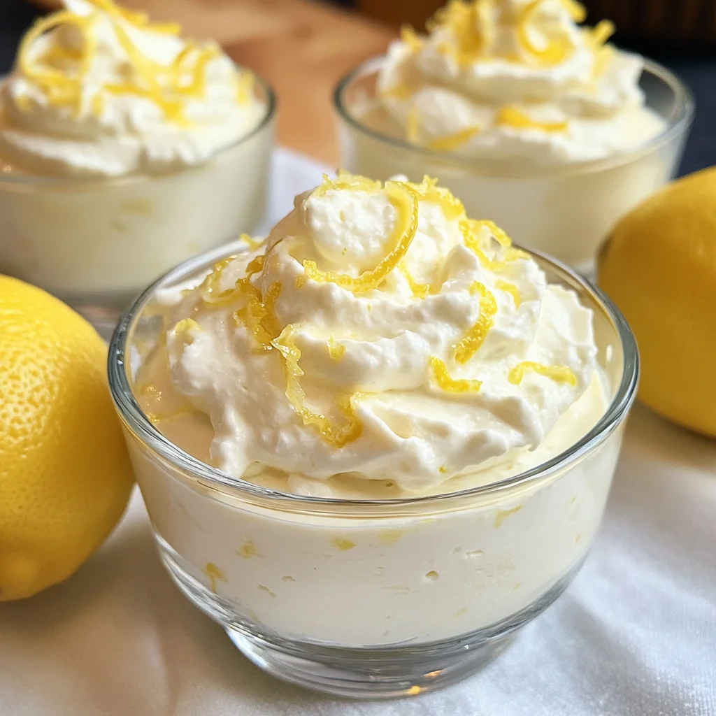 Easy Cottage Cheese Lemon Mousse