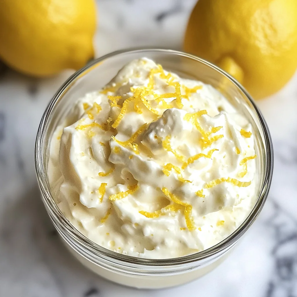 Easy Cottage Cheese Lemon Mousse