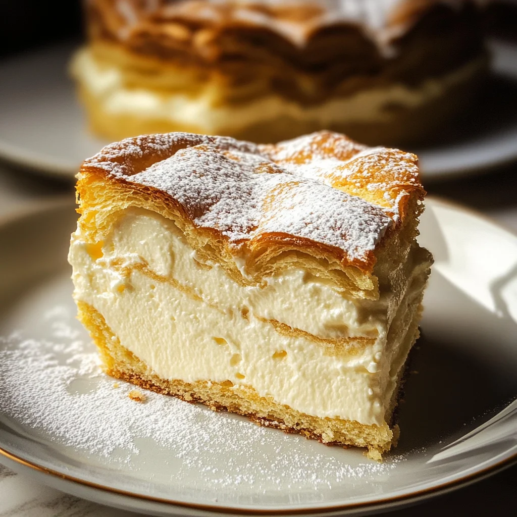Karpatka - Polish Carpathian Mountain Cream Cake