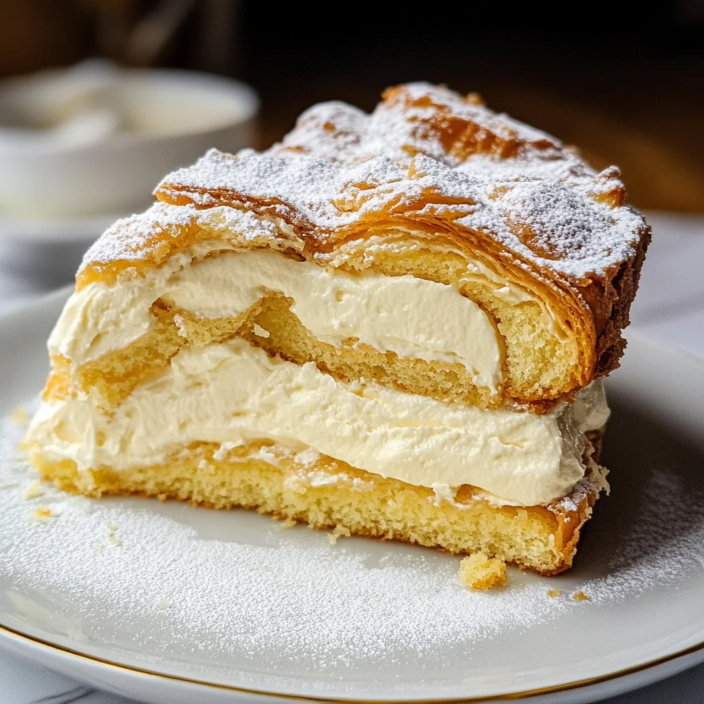 Karpatka - Polish Carpathian Mountain Cream Cake